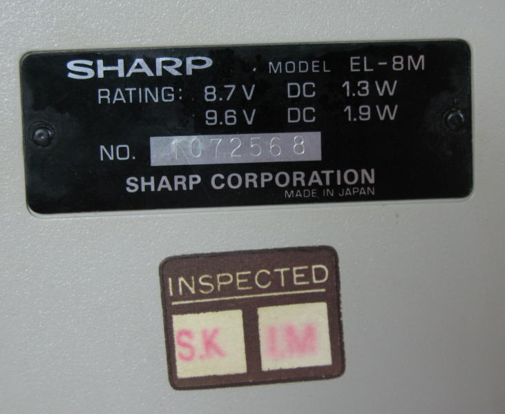 Sharp EL Series (LED type)